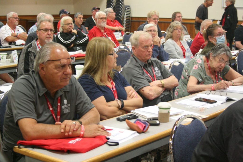 Unifor retired workers pledge “boots on the ground” for public health ...