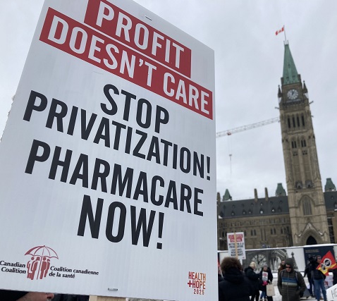#profitdoesntcare: Rally for public health care on Parliament Hill ...