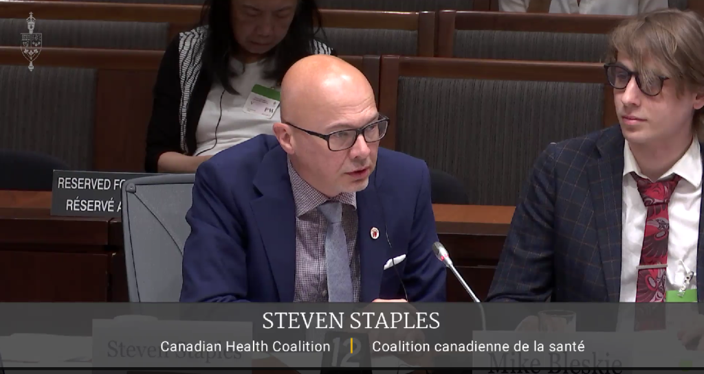 Watch the Health Coalition take on Big Pharma in Parliament – Canadian ...